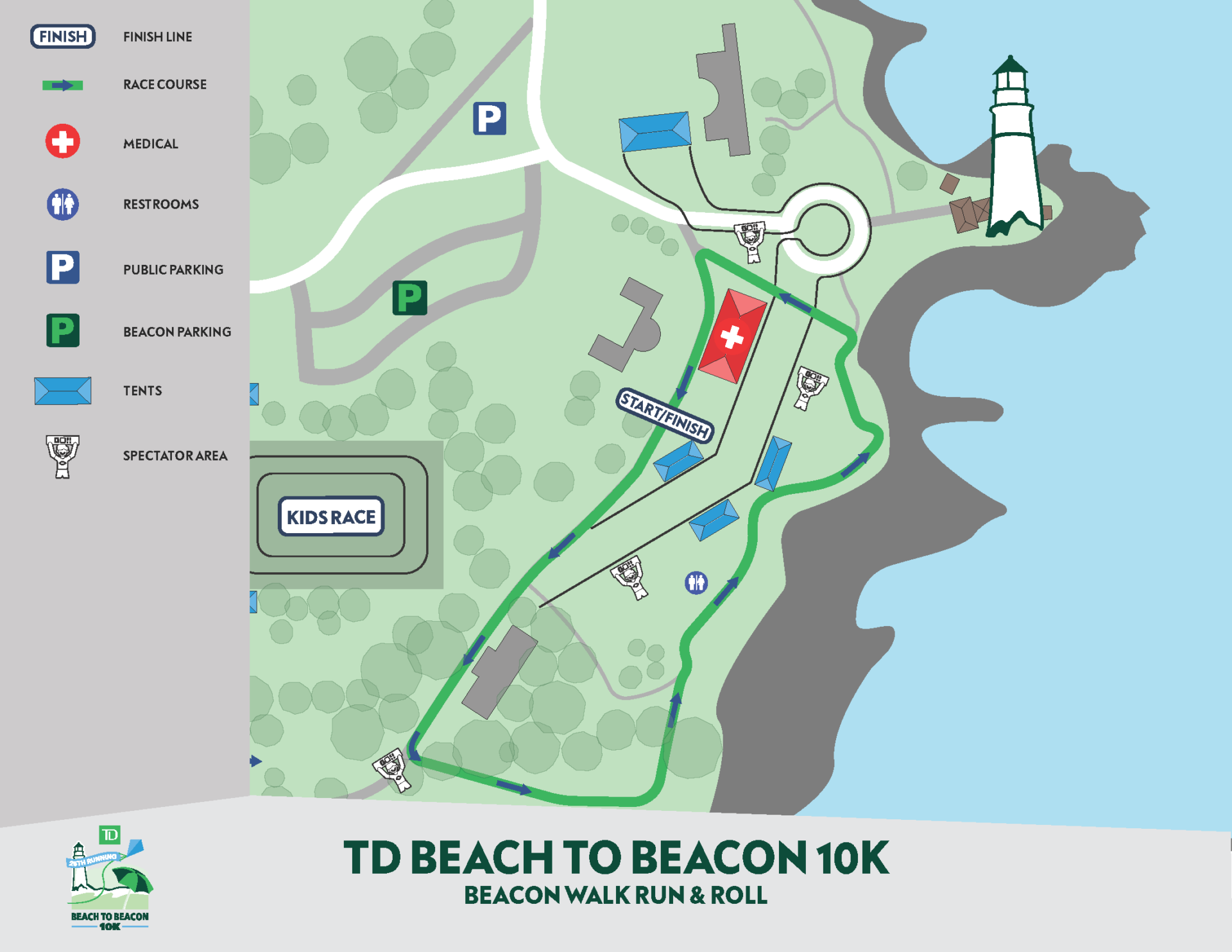 Beacon Walk, Run, Roll - TD Beach to Beacon 10k Road Race